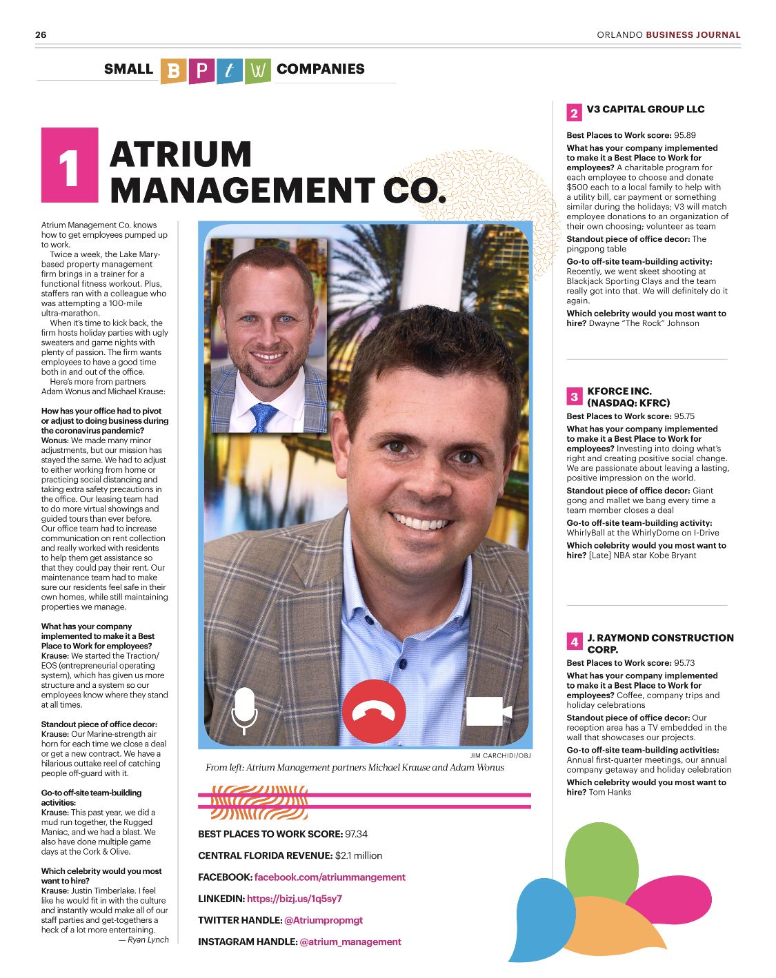 Atrium Management - Voted Best Places To Work!